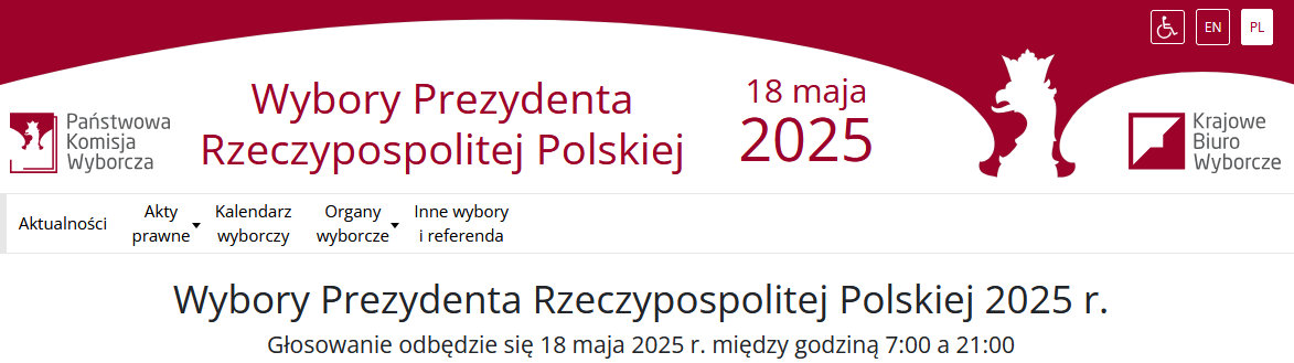 Wybory Prezydenckie 2025 - Aktualności - Gmina Łososina Dolna